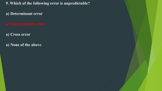 Introduction to pharmaceutical chemistry, source types of errors ...