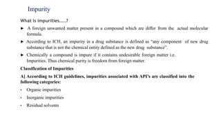 Introduction to pharmaceutical Inorganic Chemistry | PPTX