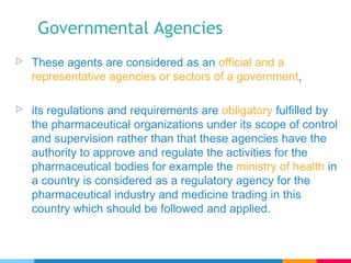 Introduction to pharmaceutical regulatory agencies | PDF