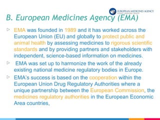 Introduction to pharmaceutical regulatory agencies | PDF