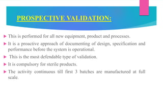 INTRODUCTION TO PHARMACEUTICAL VALIDATION SCOPE and MERITS OF ...