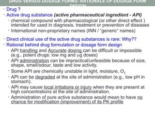 INTRODUCTION TO PHARMACEUTICS 1 (PHYSICAL PHARMACY-DOSAGE FORM DESIGN ...