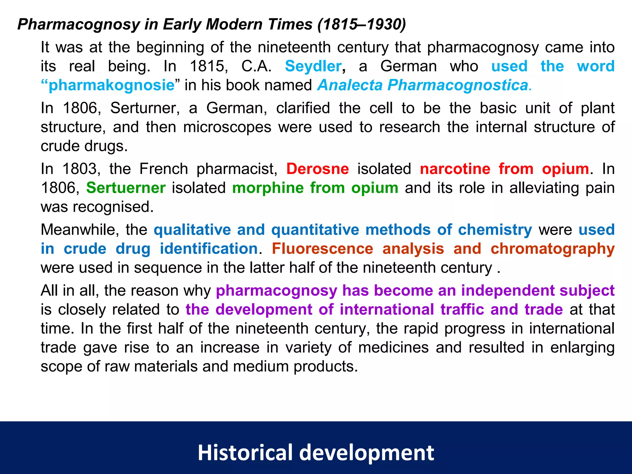Introduction to Pharmacognosy | PPT