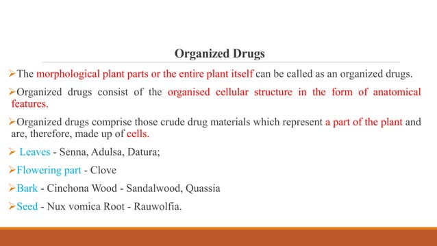 Introduction to pharmacognosy | PPTX