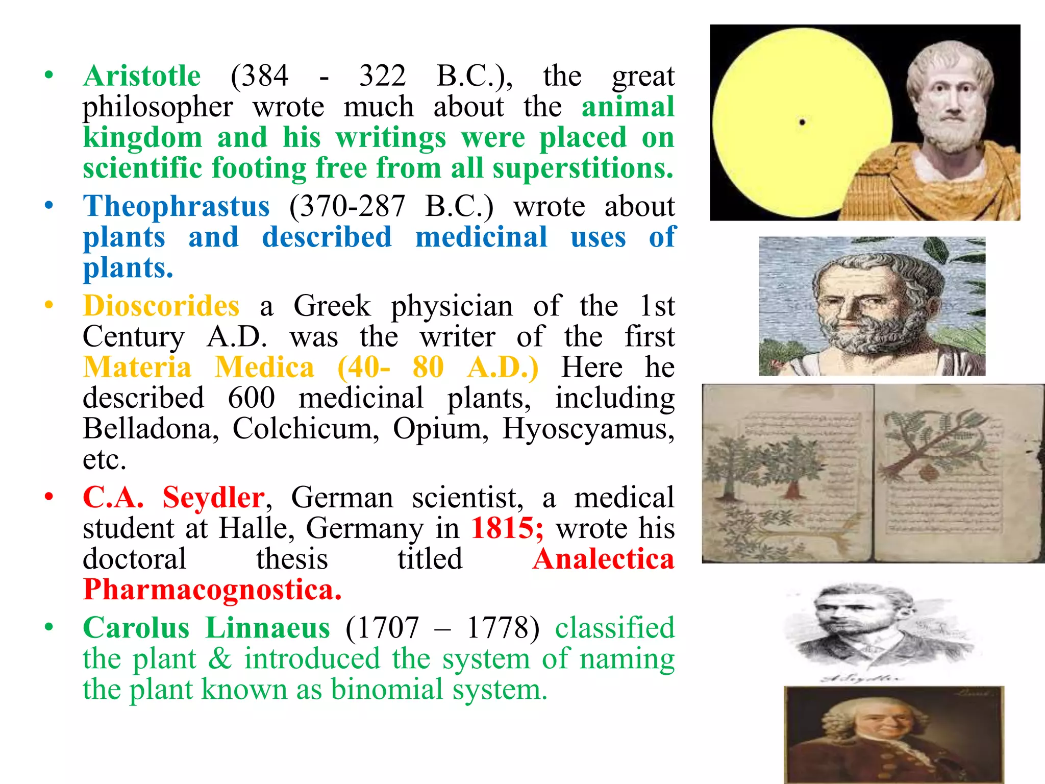 Introduction to pharmacognosy | PPTX