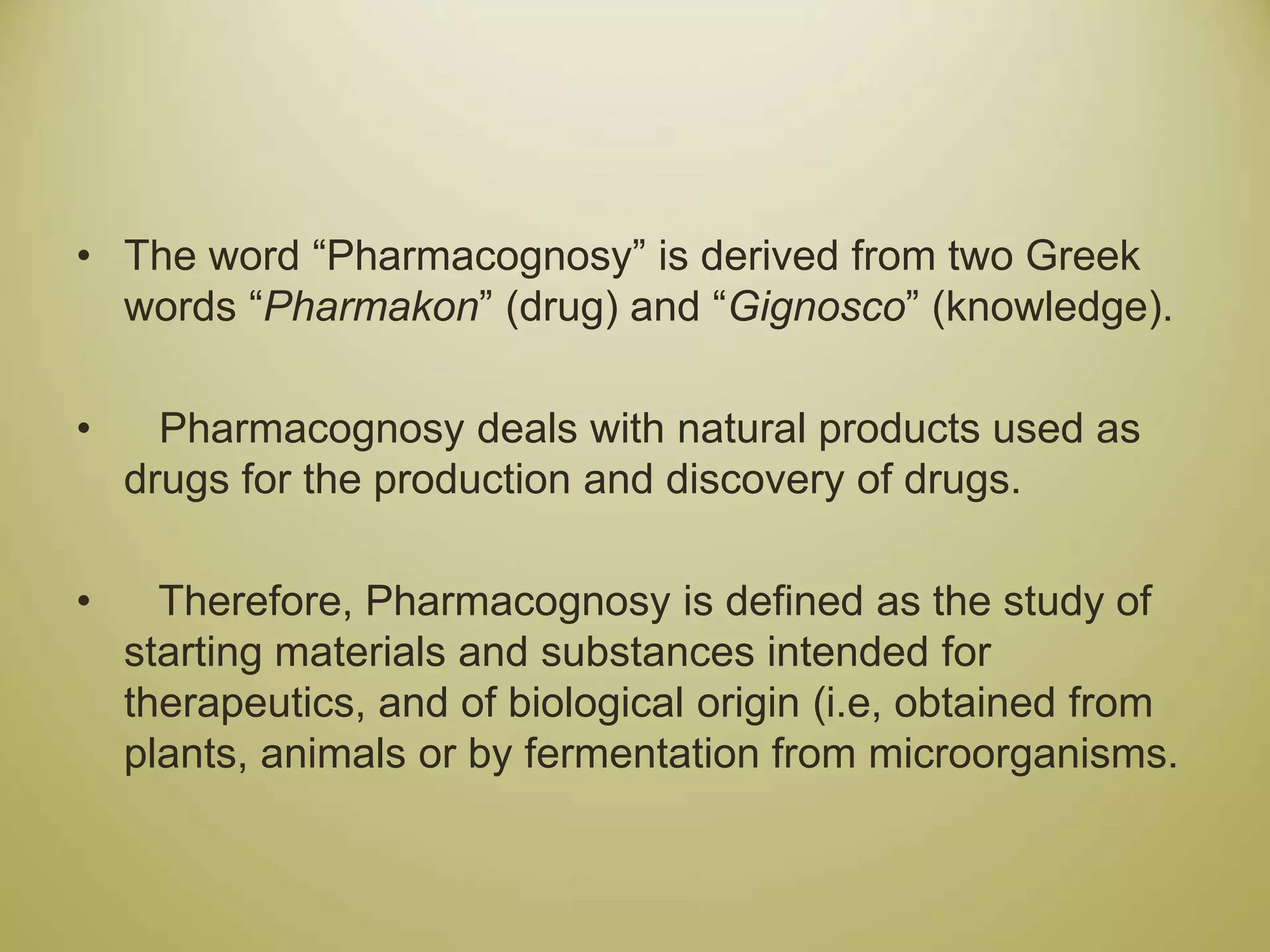 INTRODUCTION TO PHARMACOGNOSY.ppt