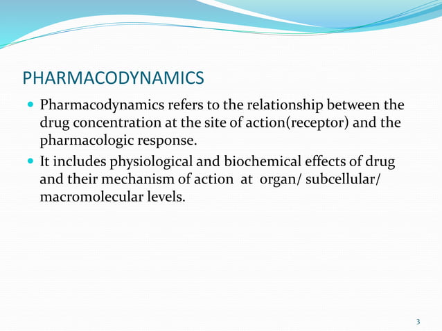 Introduction to pharmacokinetics and pharmacodynamics drug interaction | PPTX