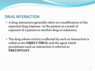 Introduction to pharmacokinetics and pharmacodynamics drug interaction ...