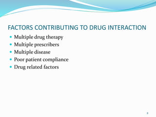 Introduction to pharmacokinetics and pharmacodynamics drug interaction ...