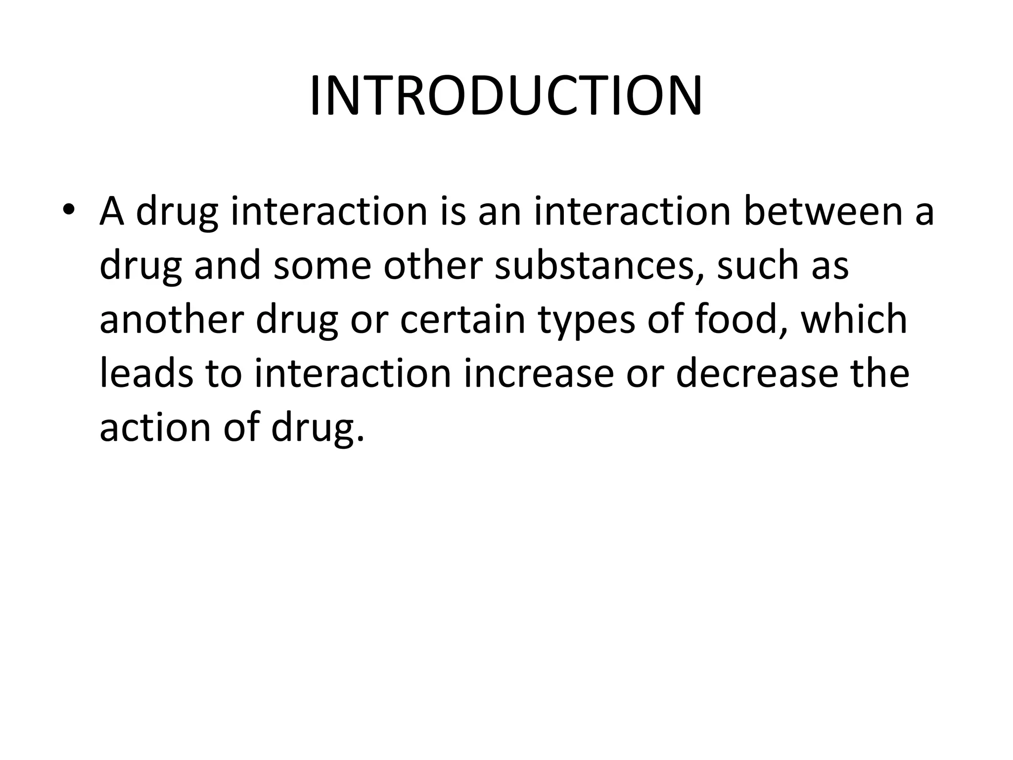 Introduction to pharmacokinetics & pharmacodynamics, drug interactions ...