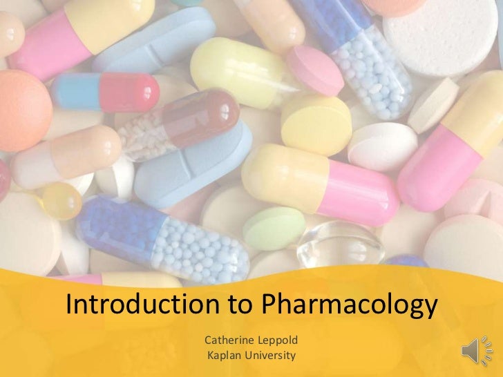 Introduction to pharmacology