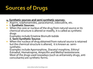Introduction to pharmacology | PPTX