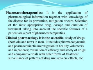 Introduction to pharmacology | PPT