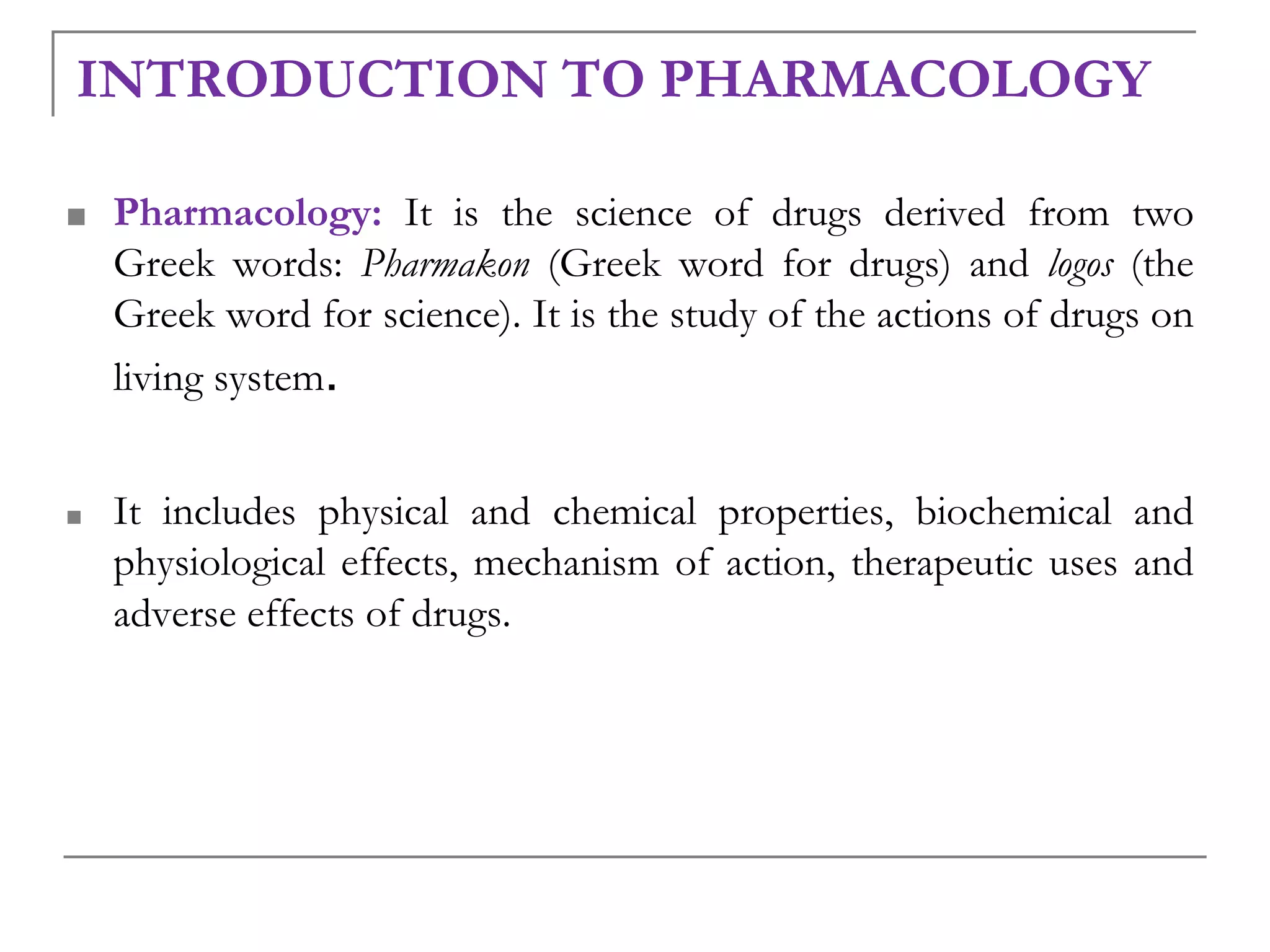 Introduction to pharmacology.ppt