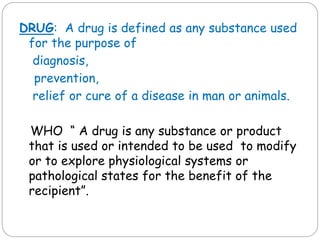 Introduction to Pharmacology | PPTX