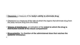 Introduction to PharmacologyBasic definition , Therapeutic index ...