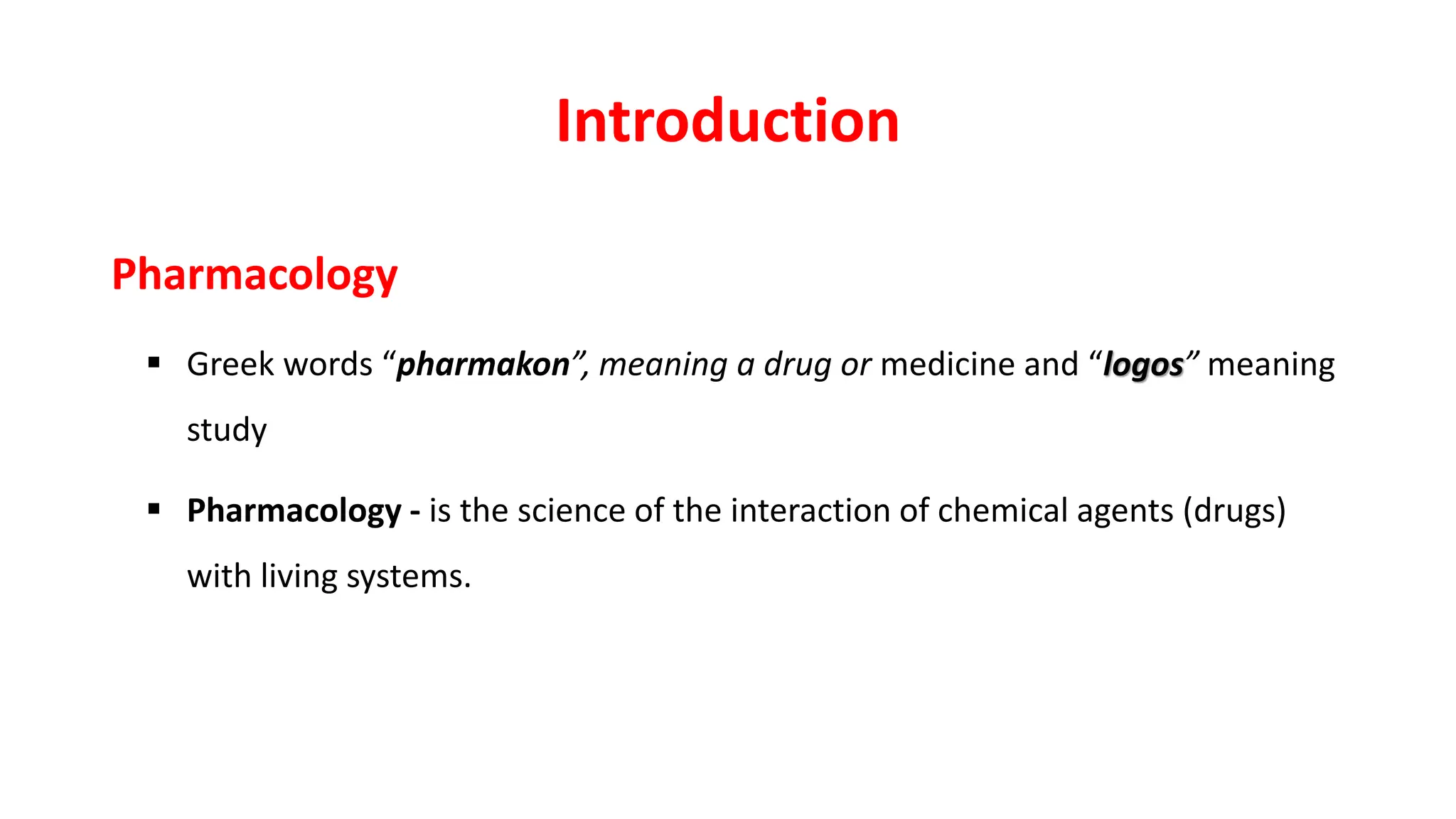Introduction to pharmacology including RoA.pptx