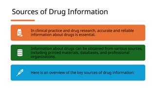 INTRODUCTION TO PHARMACOLOGY_Drug Information_Drug Sources pptx | PPTX