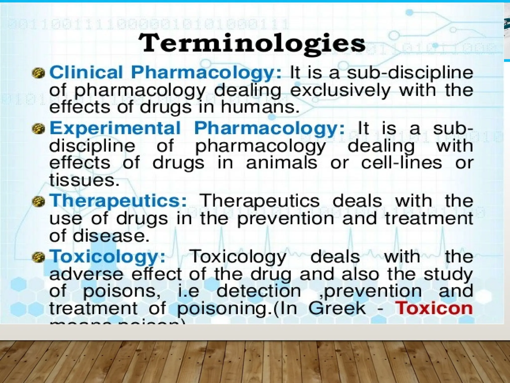Introduction to Pharmacology dept of pharmacology | PPTX