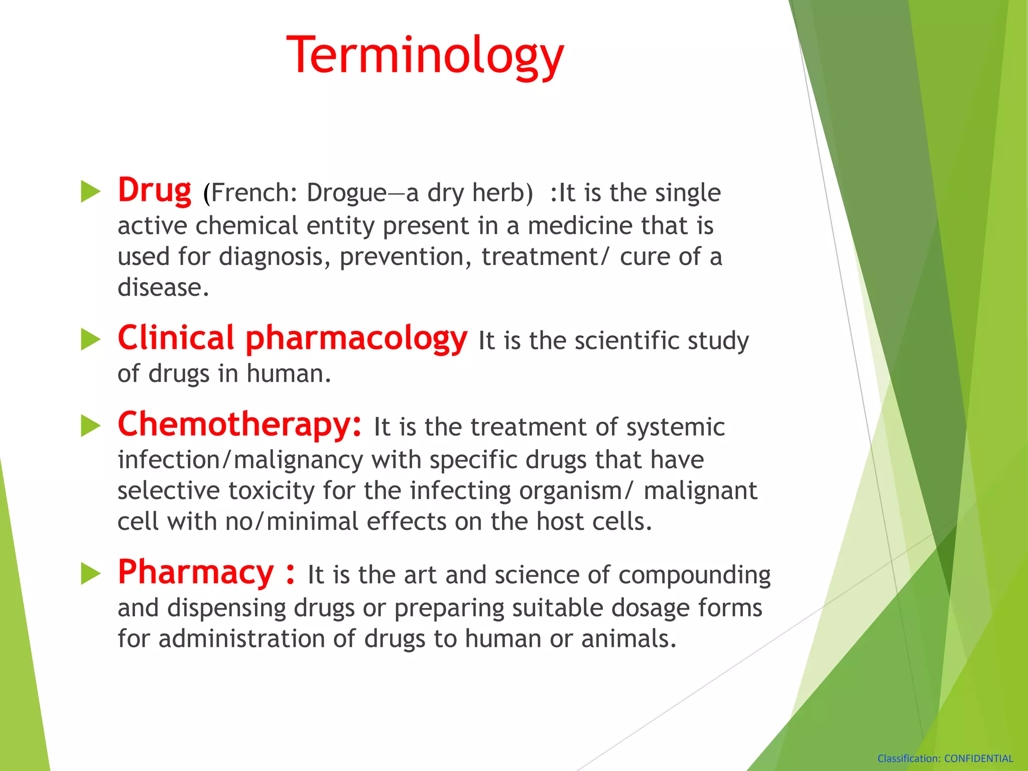 introduction_to_pharmacology (unit 1).ppt | Substance Abuse | Diseases ...