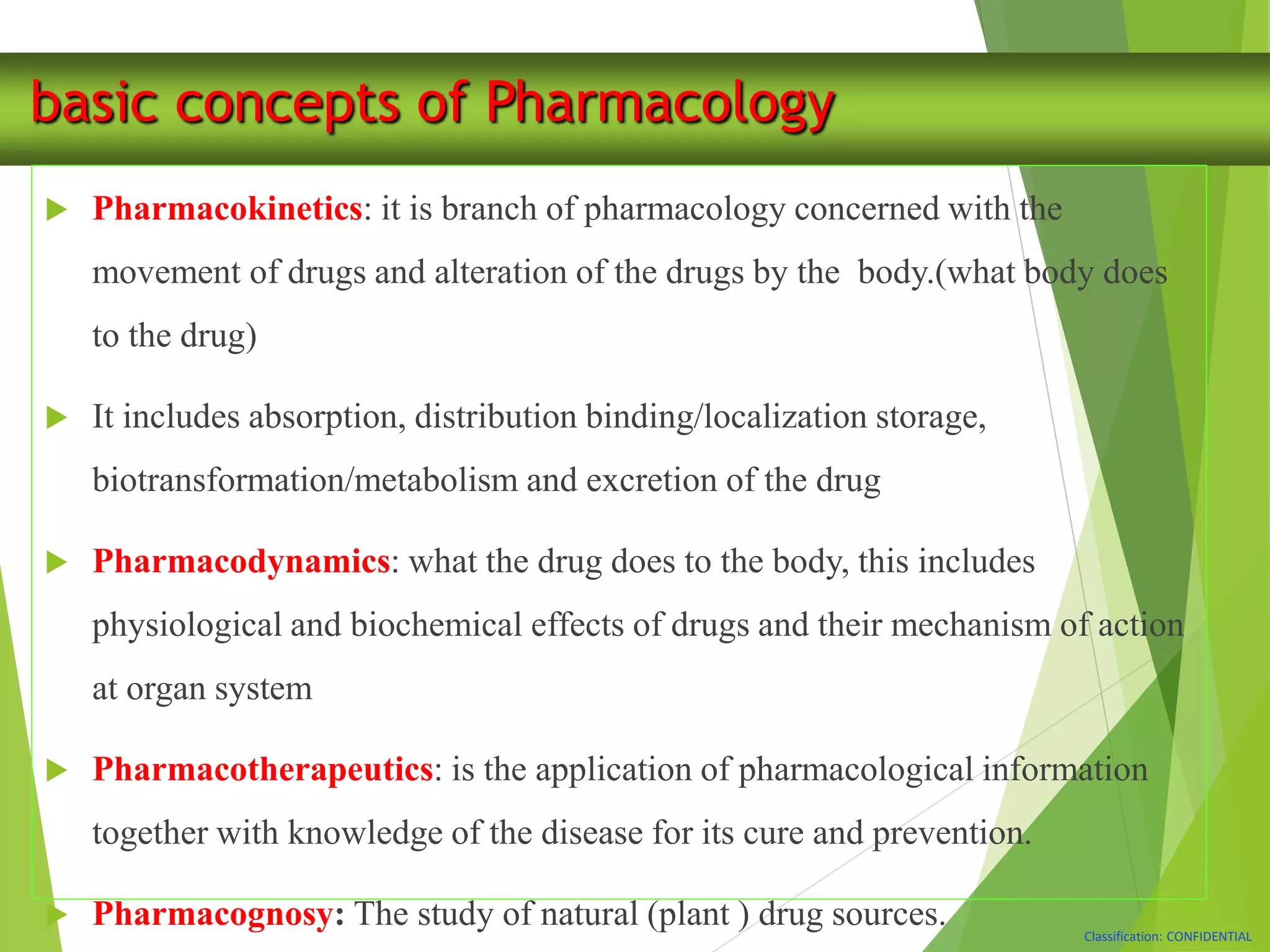 introduction_to_pharmacology (unit 1).ppt | Substance Abuse | Diseases ...