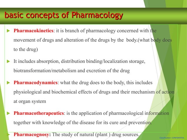 introduction_to_pharmacology (unit 1).ppt | Substance Abuse | Diseases ...