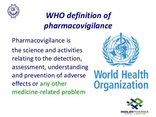 Introduction to pharmacovigilance