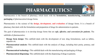 Introduction to Pharmacy & Pharmaceutics.pptx