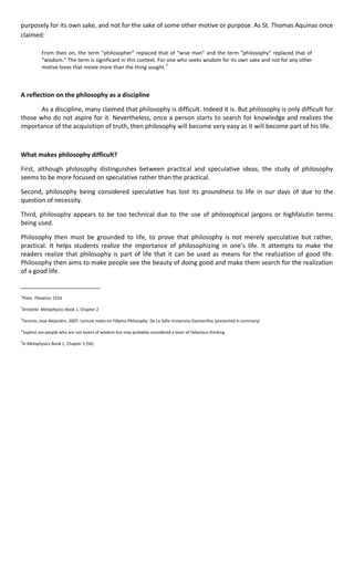 Introduction to philosophy | DOCX | Agnosticism | Religion & Spirituality