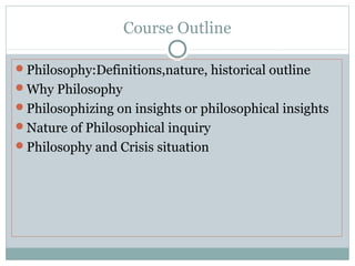 Introduction to philosophy | PPT | Spirituality | Religion & Spirituality