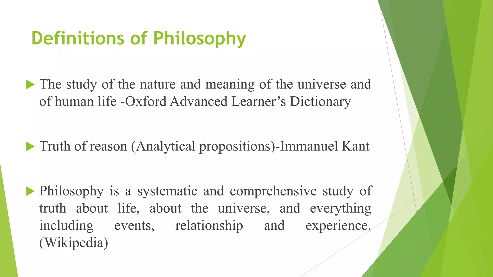 Introduction to philosophy | PPTX
