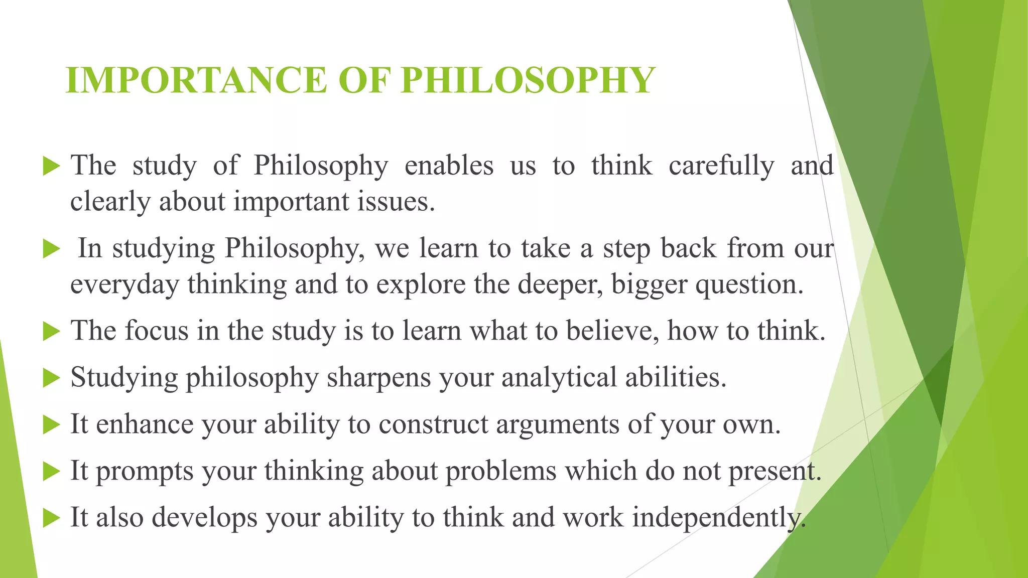 Introduction to philosophy | PPTX Introduction to philosophy | PPTX