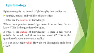 Introduction to philosophy | PPTX