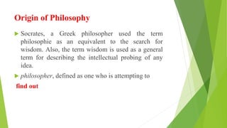 Introduction to philosophy | PPTX