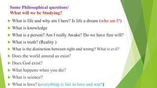 Introduction to philosophy | PPTX