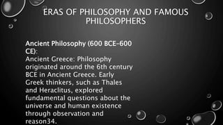 AN INTRODUCTION TO PHILOSOPHY POWERPOINT PRESENTATION | PPTX
