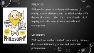 AN INTRODUCTION TO PHILOSOPHY POWERPOINT PRESENTATION | PPTX