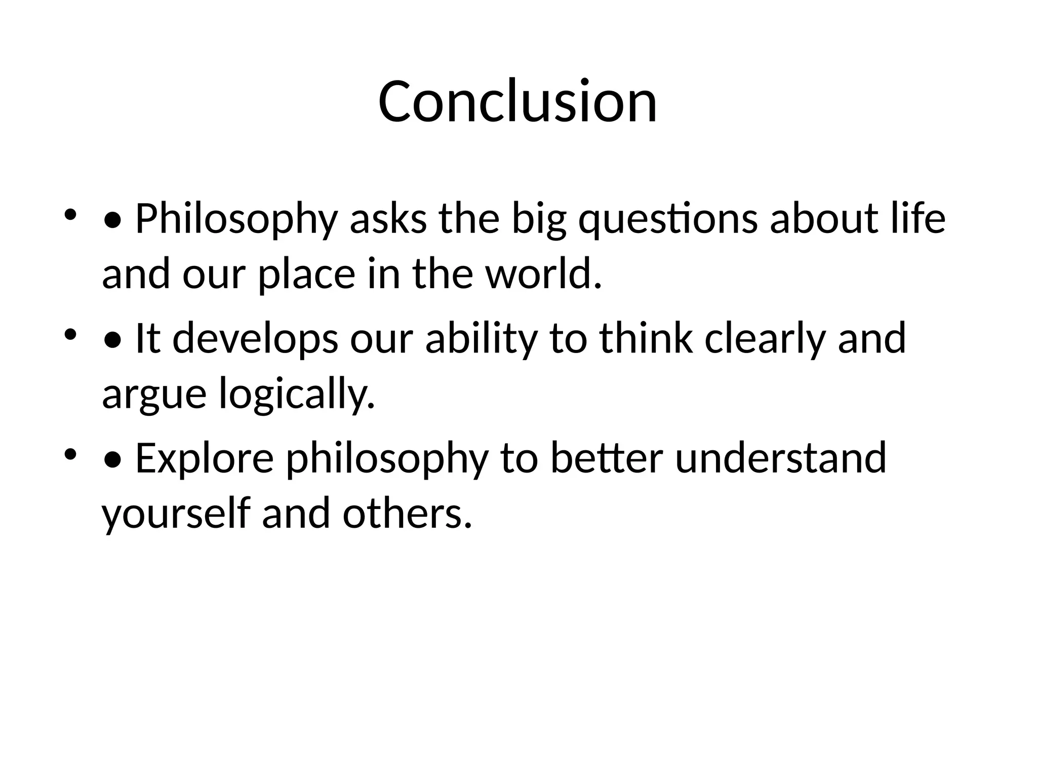Introduction To Philosophy Presentation Pptx