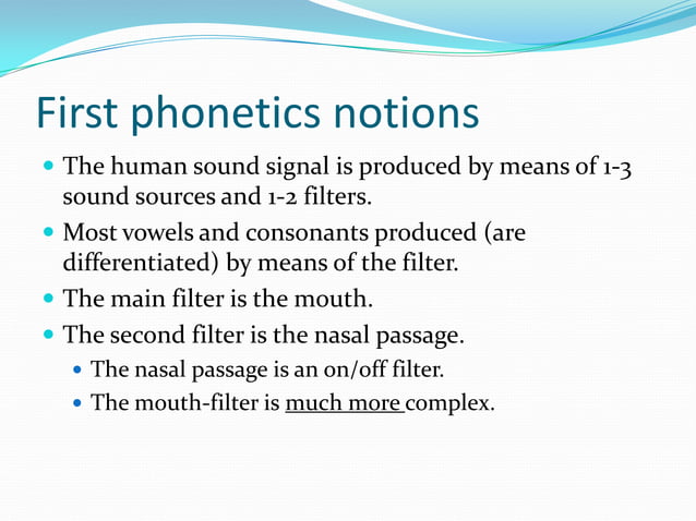Introduction to phonetics | PPT