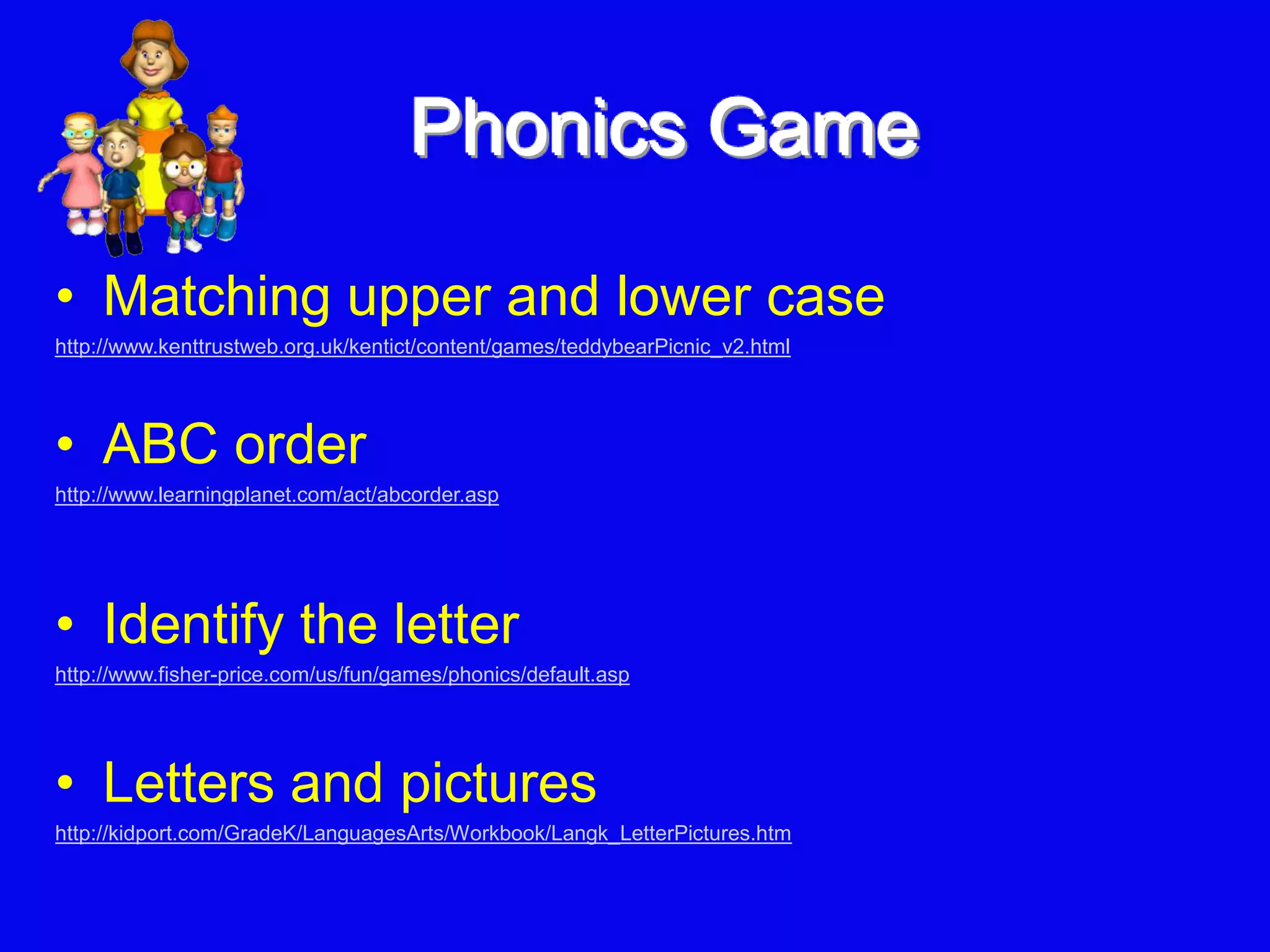 Introduction to phonics lesson 1 | PPTX