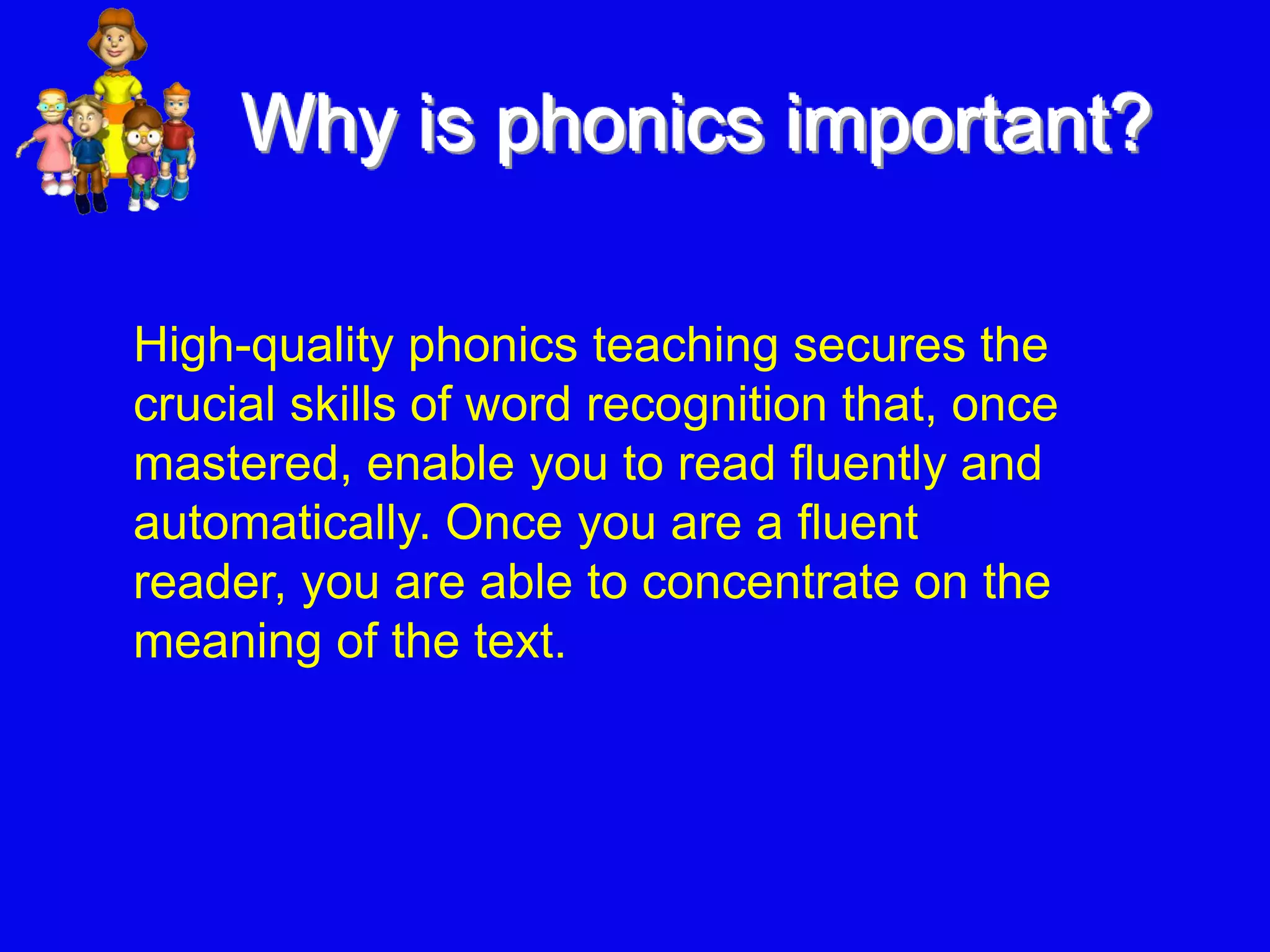 Introduction to phonics lesson 1 | PPTX