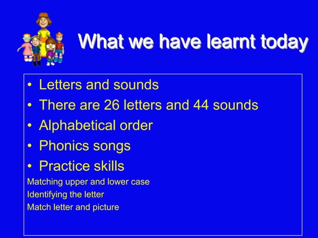 Introduction to phonics lesson 1 | PPTX | Education