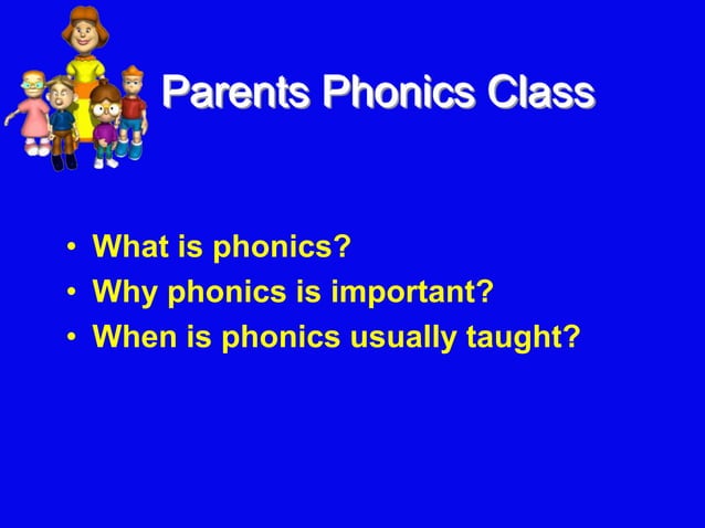 Introduction to phonics lesson 1 | PPTX | Education