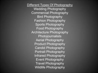 INTRODUCTION TO PHOTOGRAPHY FOR BEGINNERS | PPT