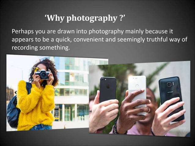 INTRODUCTION TO PHOTOGRAPHY FOR BEGINNERS | PPT