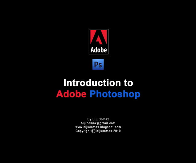 Introduction To Photoshop | PDF
