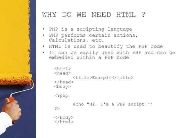 Introduction to PHP - Slide 1 | PPT