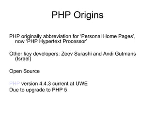 Introduction to php | PPT