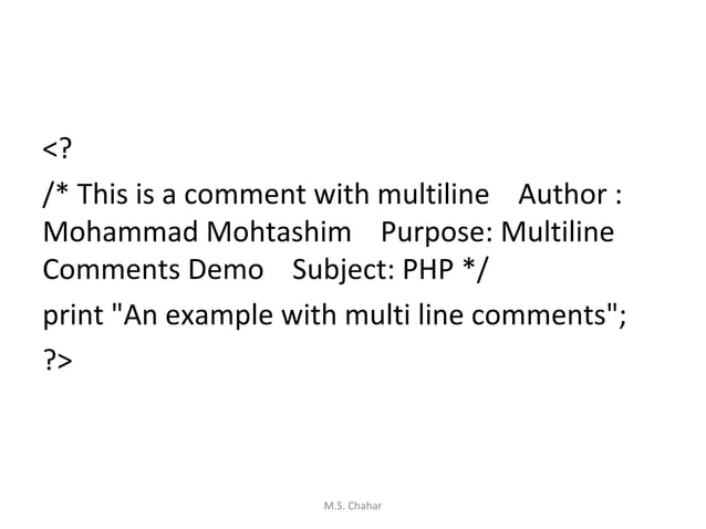 Introduction to php | PPT | Web Development | Internet