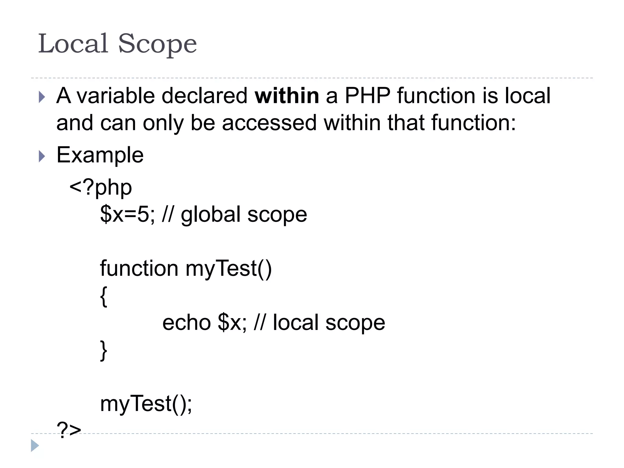 Introduction to php | PPTX
